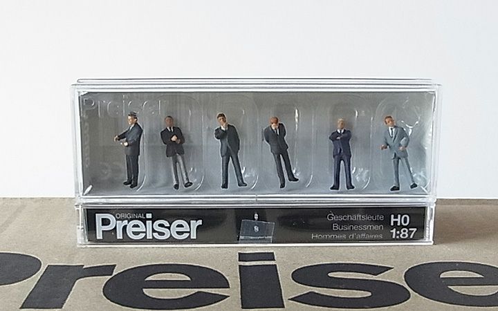 Preiser/プライザー 10380 HO 1/87 ビジネスマン | がりとん
